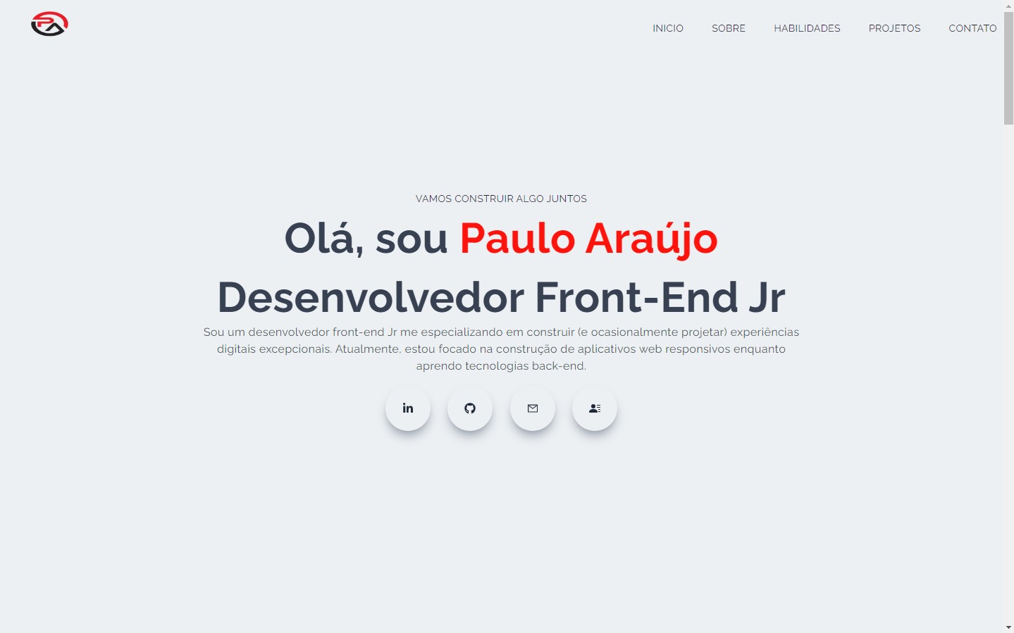 GitHub - pauloaraujo028/nextjs-portfolio: Minha página de portfolio ... GitHub - pauloaraujo028/nextjs-portfolio: Minha página de portfolio ...
