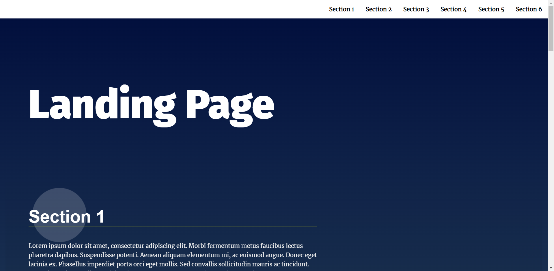 GitHub - Khaledayman9/The-Landing-Page: A multi-section landing page ...