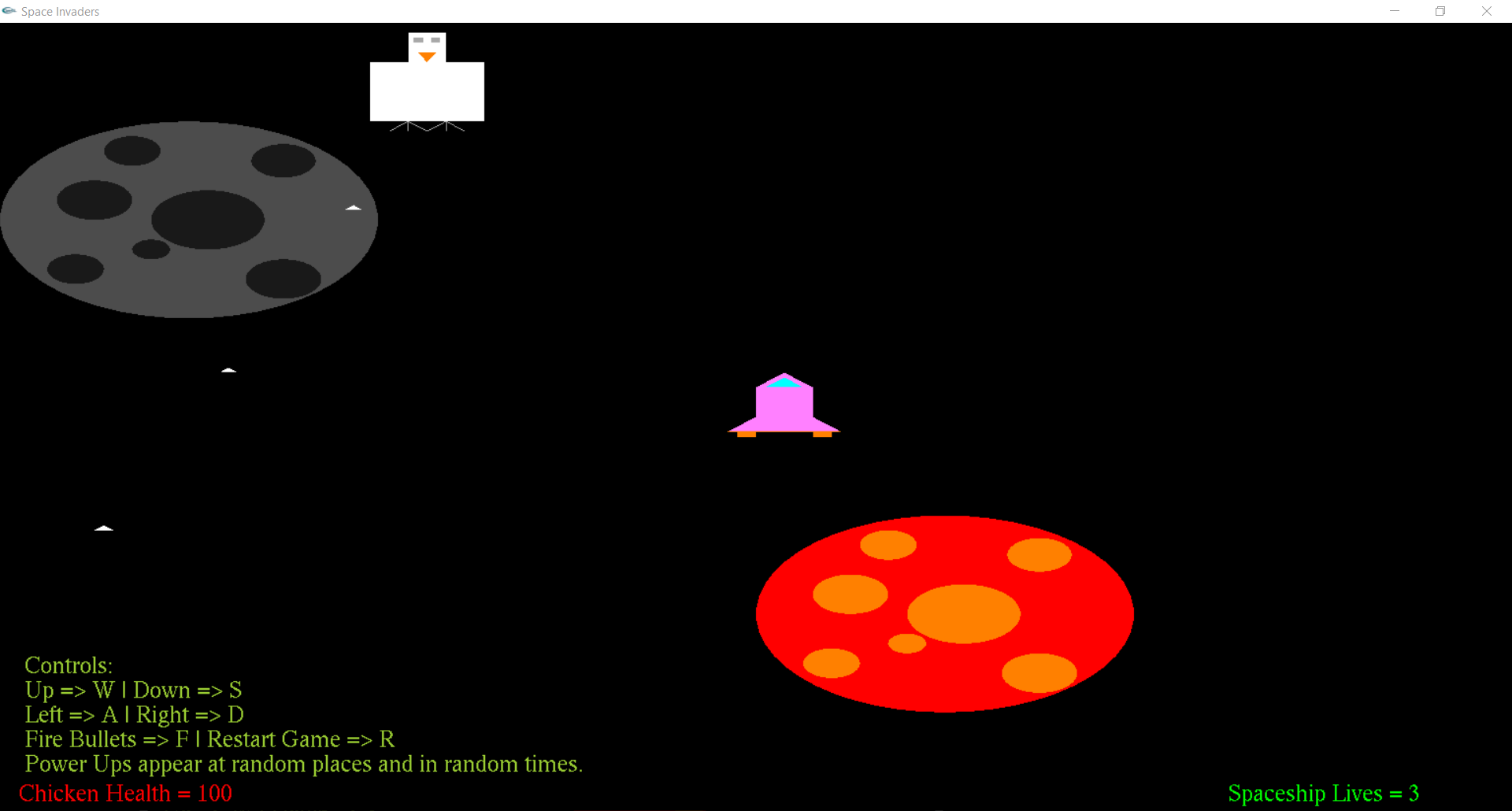 GitHub - Khaledayman9/2D-Space-Invaders: A simplified version of the famous chicken invaders ...