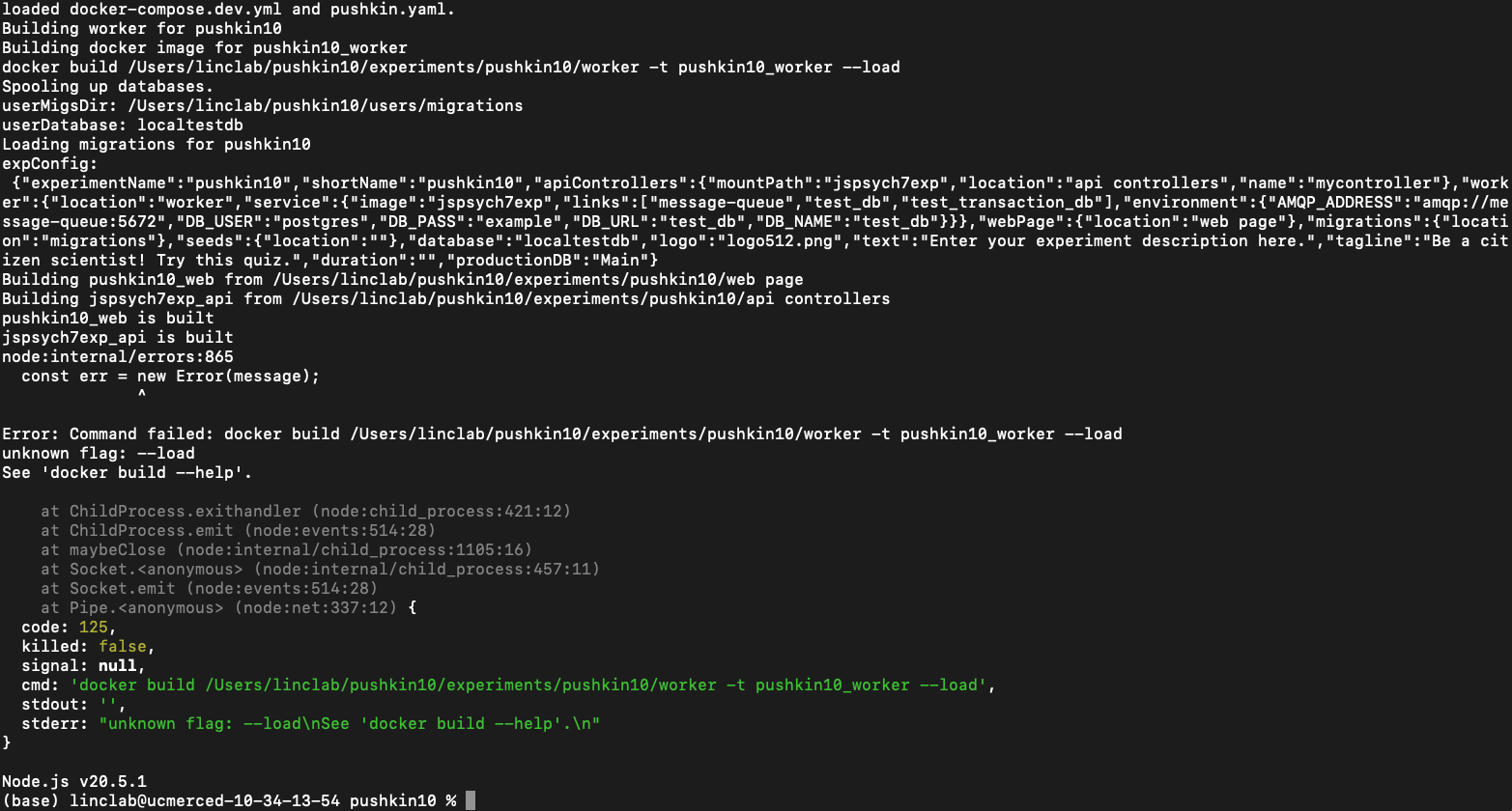 Running two instances of `yarn` causing issues? · Issue #108 · pushkin-consortium/pushkin-cli ...