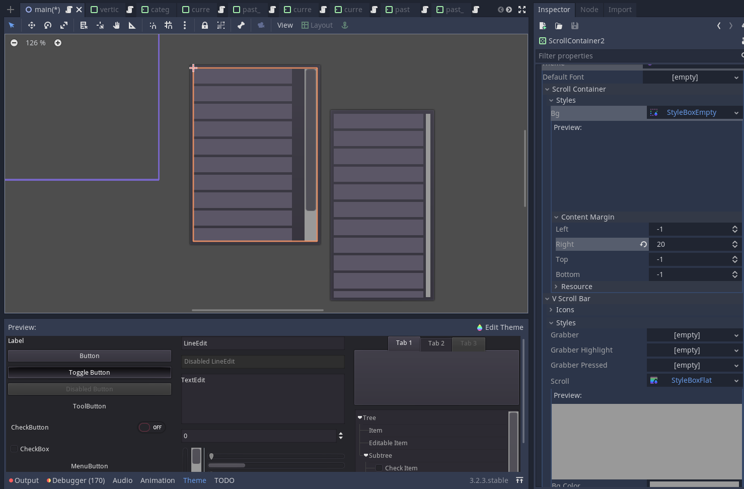 Add `h_separation`& `v_separation` variables to ScrollContainer · Issue #2123 · godotengine ...