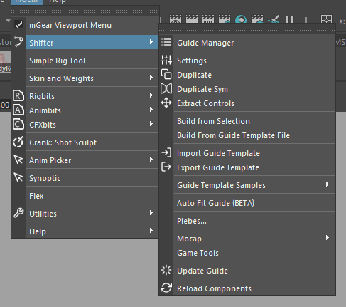mGear: menus icons update · Issue #41 · mgear-dev/mgear4 · GitHub
