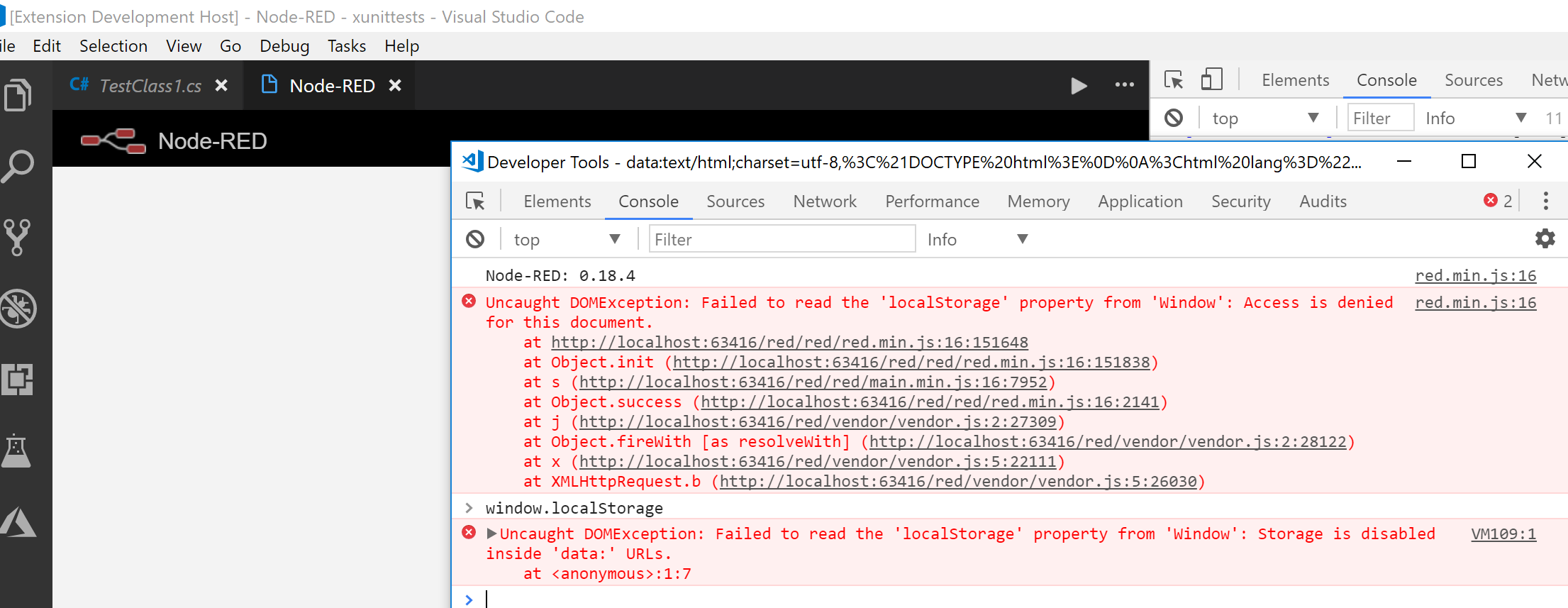 [WebView API] Web view not render: could not access window.localStorage · Issue #54338 ...