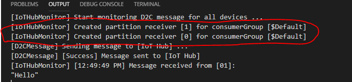D2c Monitor Do Not Show Content Of D2c Messages · Issue 205 · Microsoftvscode Azure Iot 0669