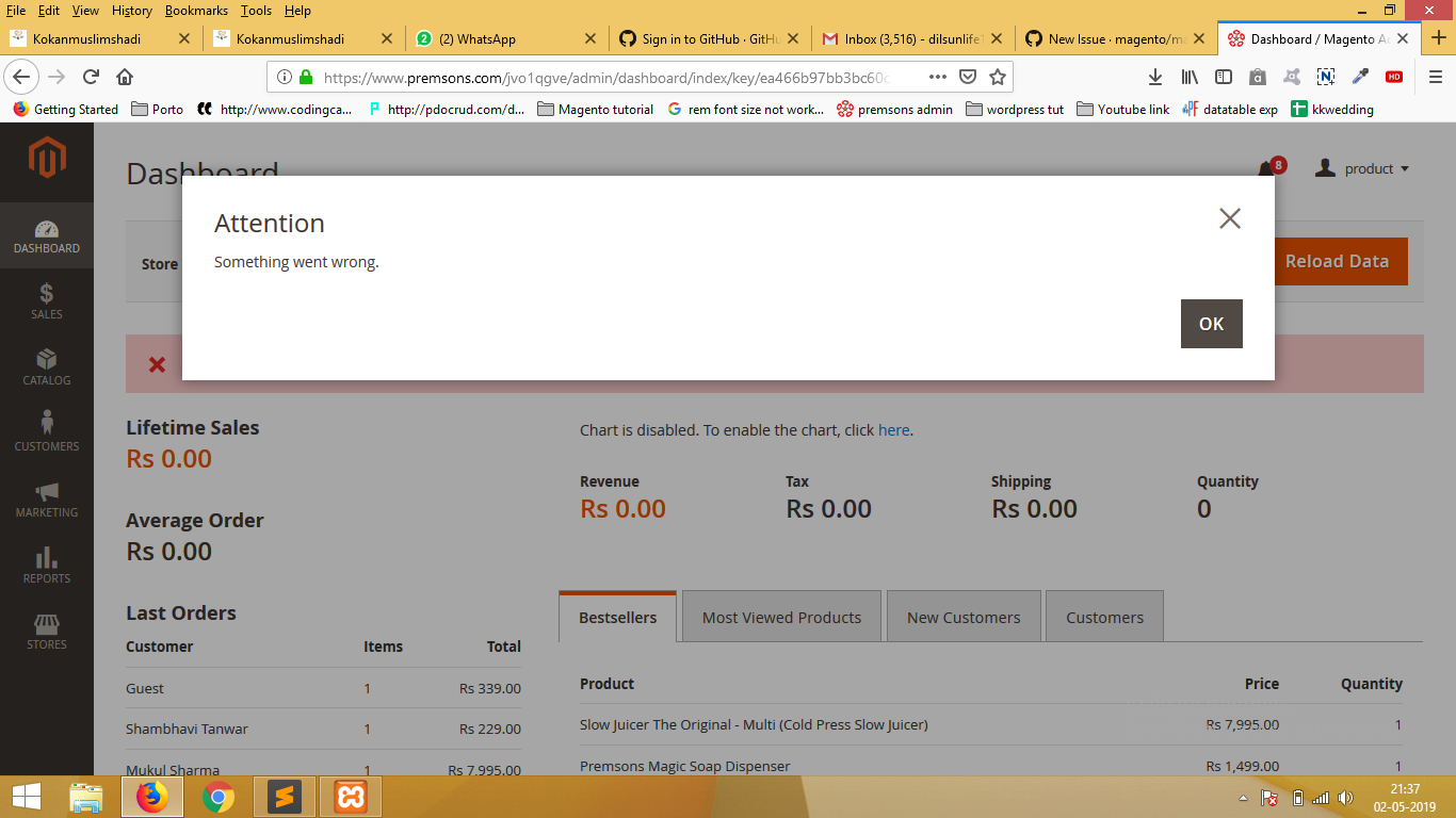 Attention! Something went wrong. · Issue #22604 · magento/magento2 · GitHub