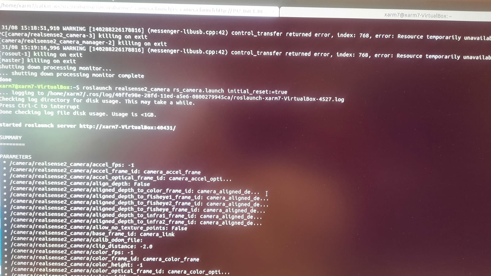 D435i Error, Hardware Notfication: mOtion Module force pause,Hardware ...