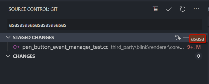 Focus is pulled away from commit message box when a file change is staged or unstaged · Issue ...