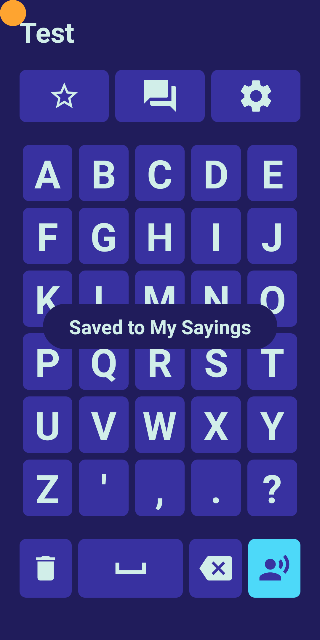 Saving a custom phrase does not fill in the star icon · Issue #174 · willowtreeapps/vocable ...