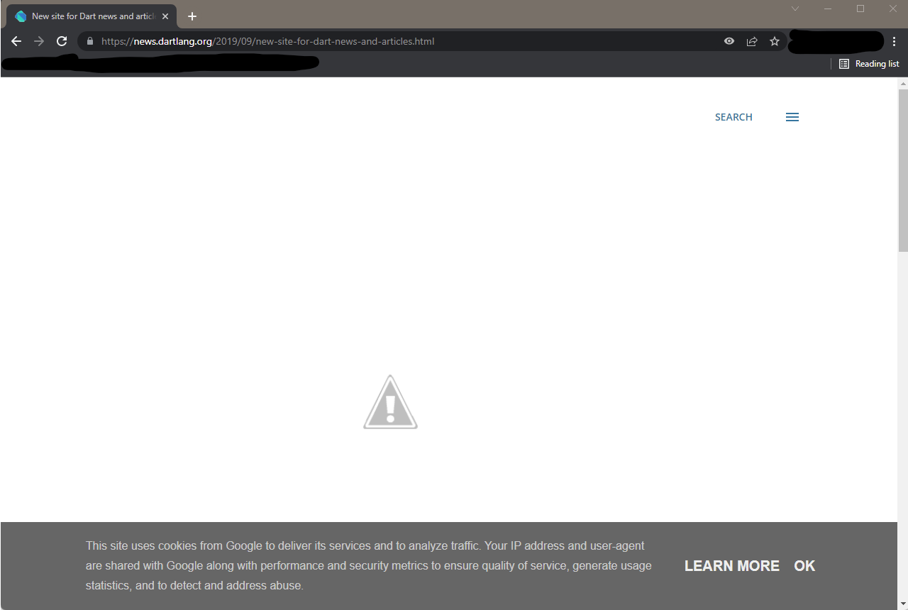 https://news.dartlang.org/ is broken · Issue #3917 · dart-lang/site-www · GitHub