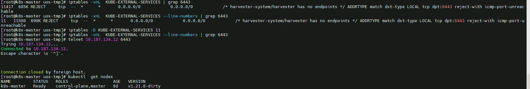 [Question] why harvester add a "REJECT" iptables rule · Issue #2047 · harvester/harvester · GitHub