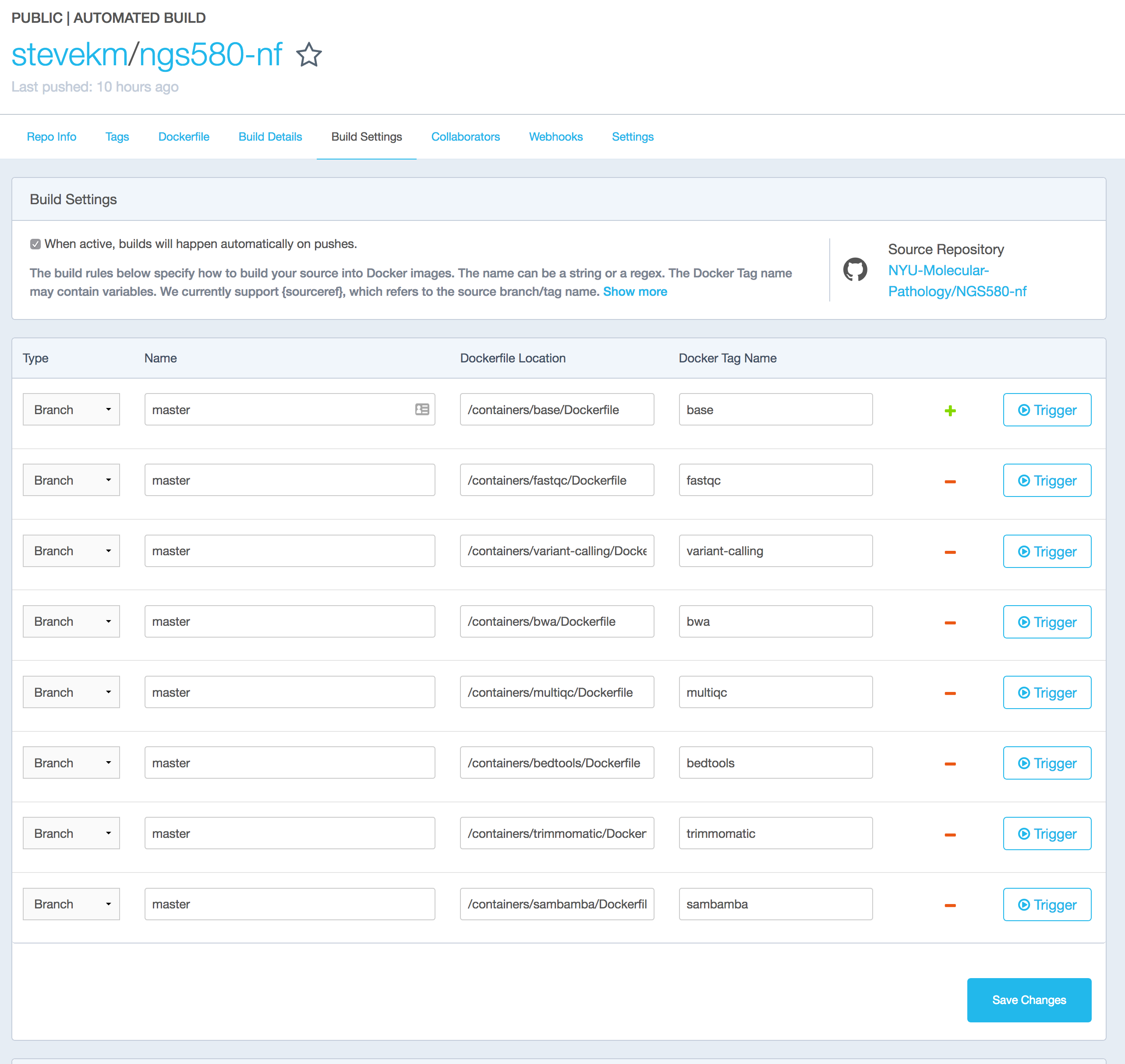Automated builds running in the wrong order · Issue #1411 · docker/hub-feedback · GitHub