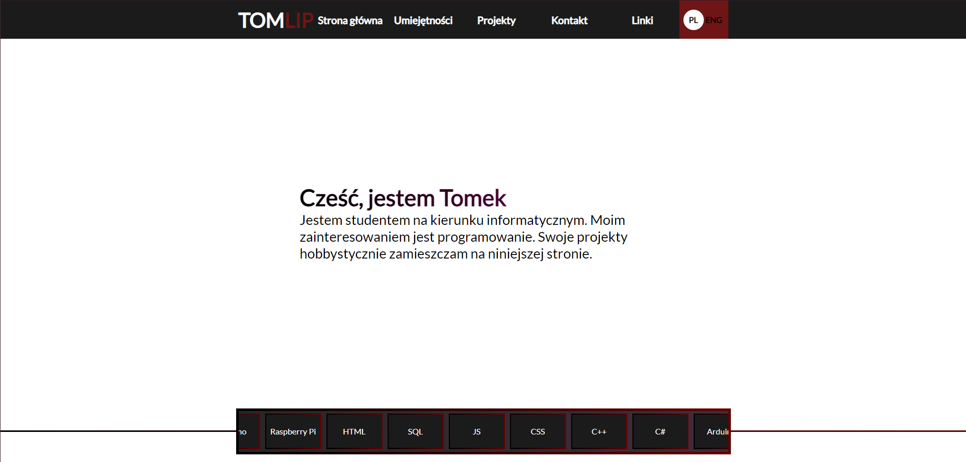 GitHub - lipowiectomasz/portfolioSite: Portfolio site