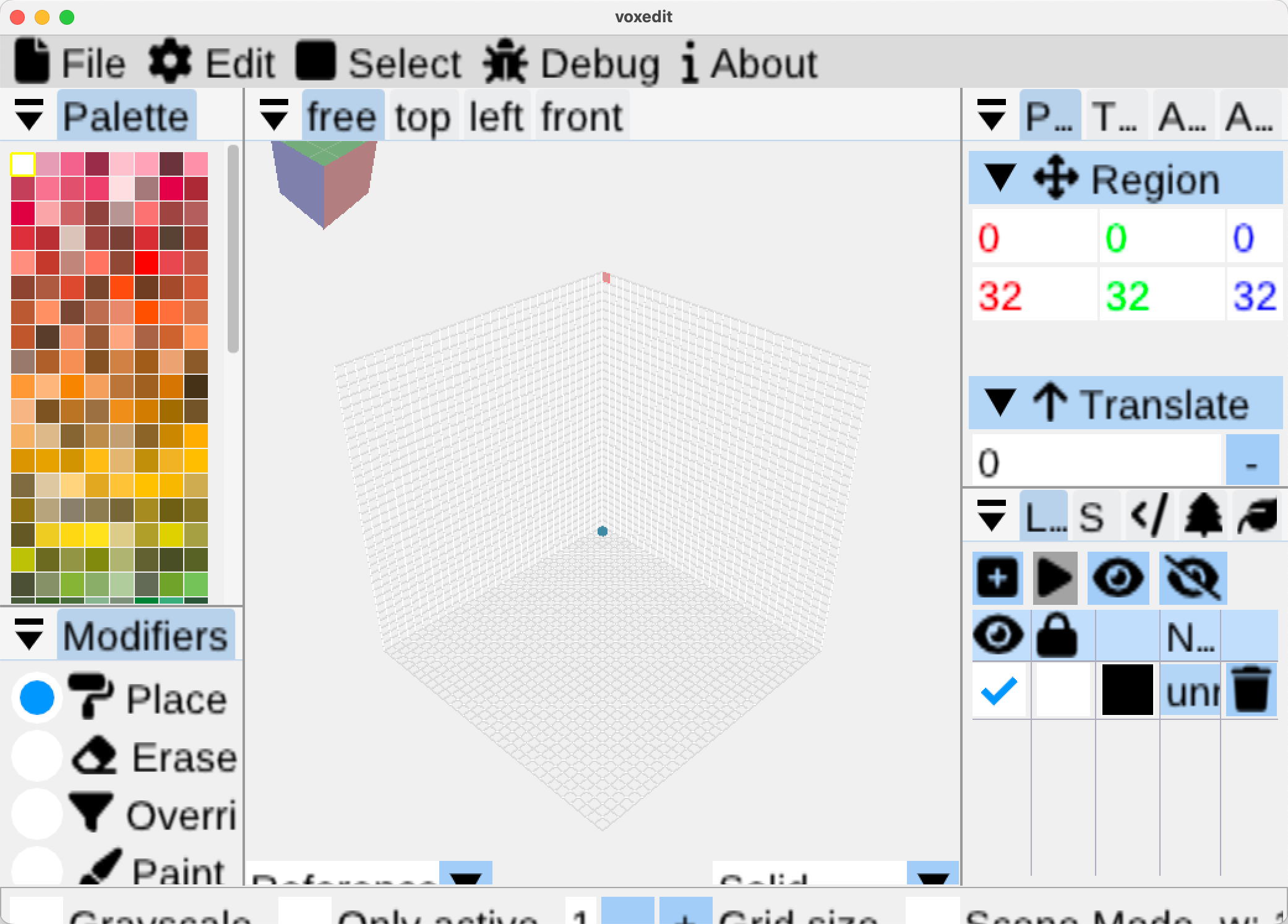 VOXEDIT: Macbook: Some content not shown in the window. · Issue #190 ...