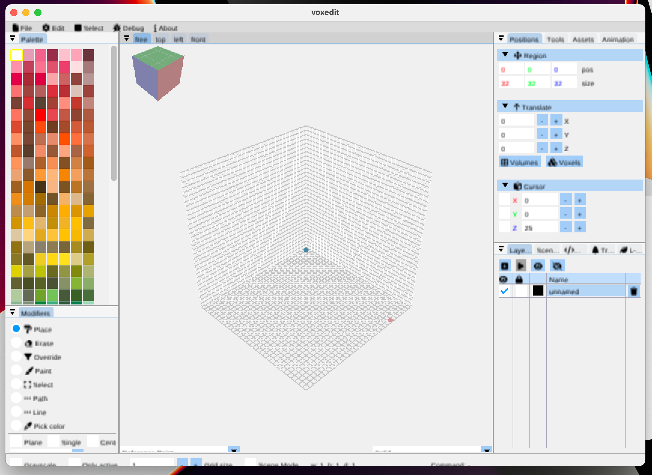 VOXEDIT: Macbook: Some content not shown in the window. · Issue #190 ...