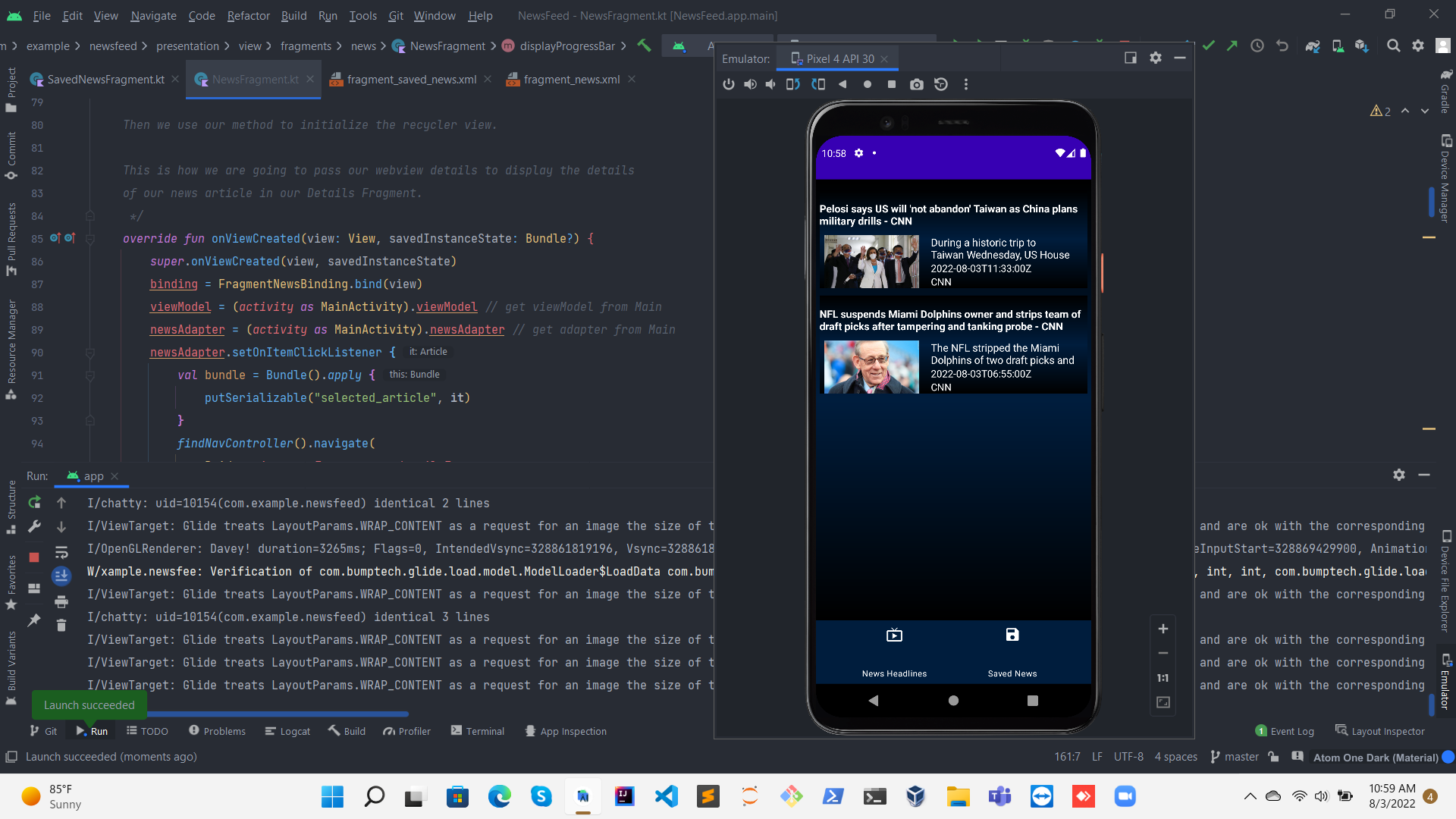 GitHub - GetRighhttt/NewsFeed: An app that returns top news headlines ...
