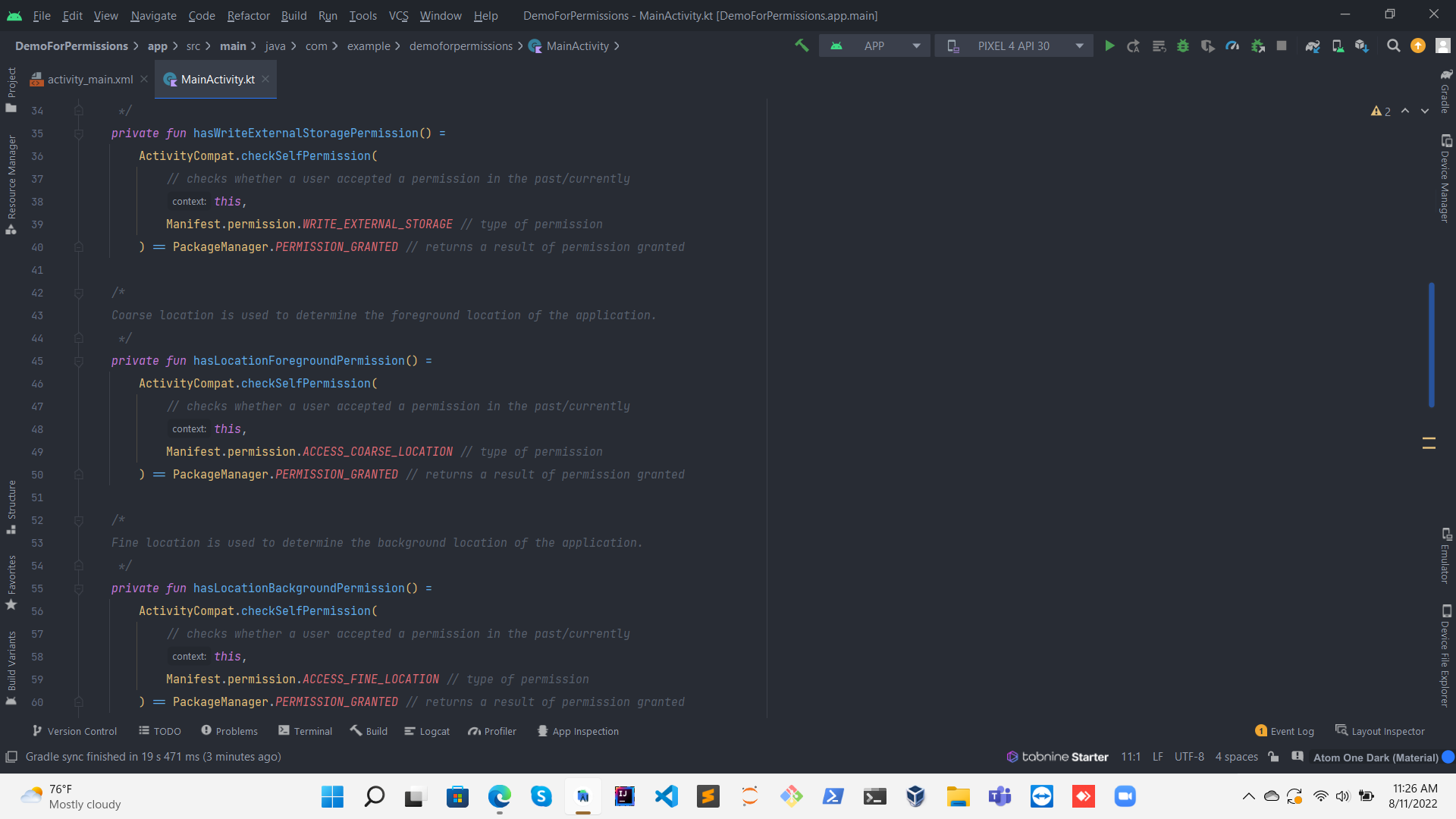 Github Getrighhtttpermissionslocationinternet Another Example Of How To Use Permissions In