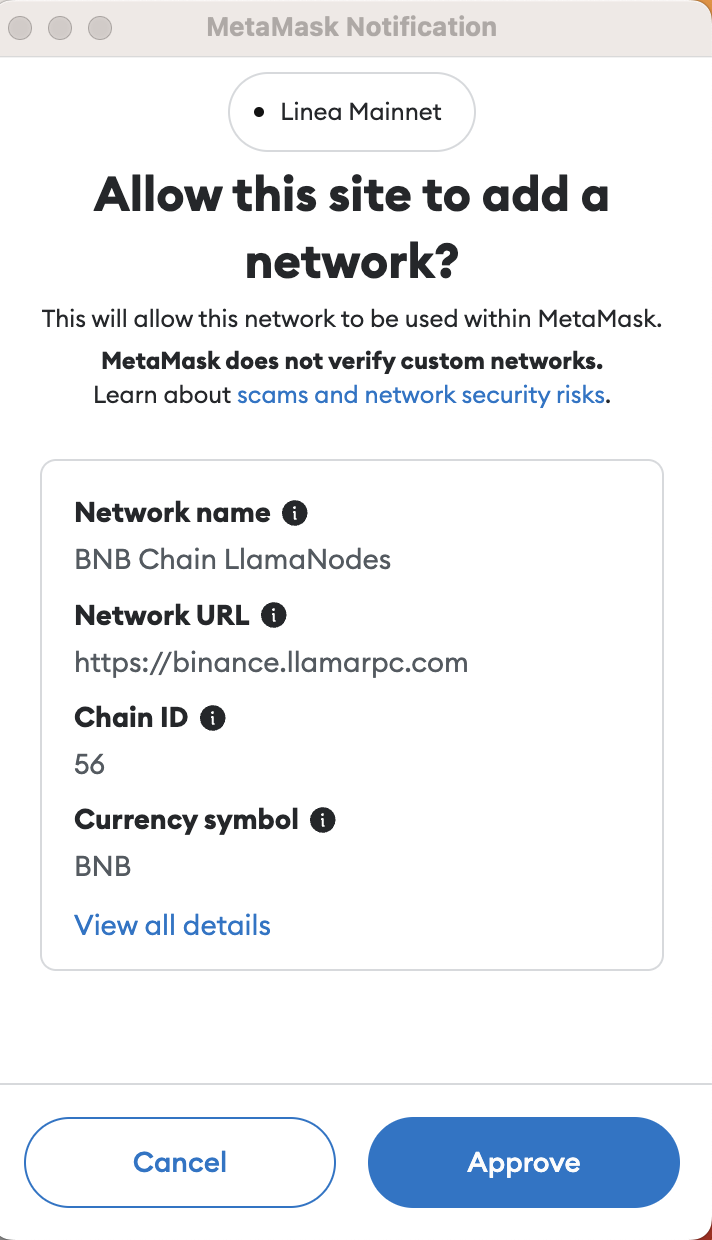 Bug Missing Notification Banner To Turn On Network Details Check When Toggle Is Off · Issue