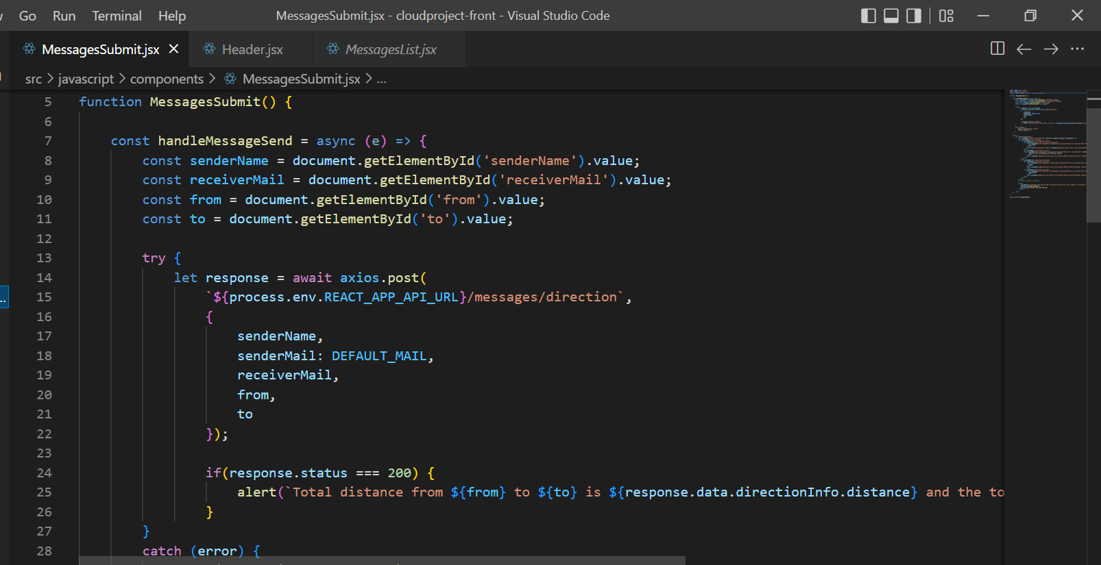 GitHub - sarudiana18/CloudProject-Front