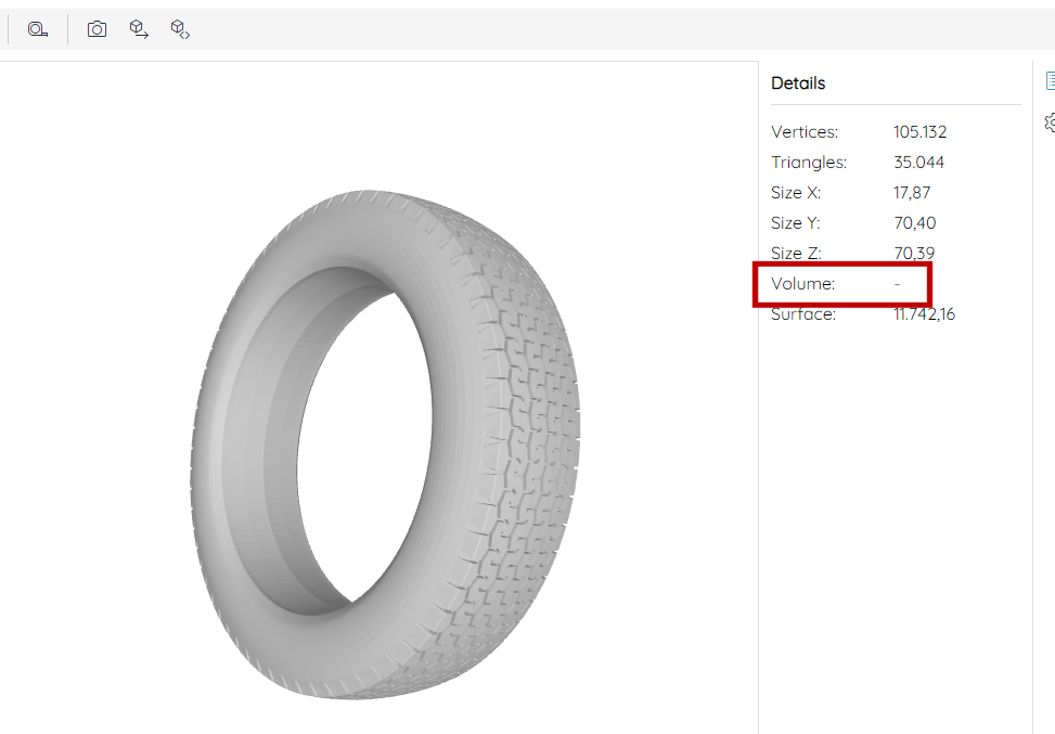 volume problem - not calculated · Issue #290 · kovacsv/Online3DViewer · GitHub