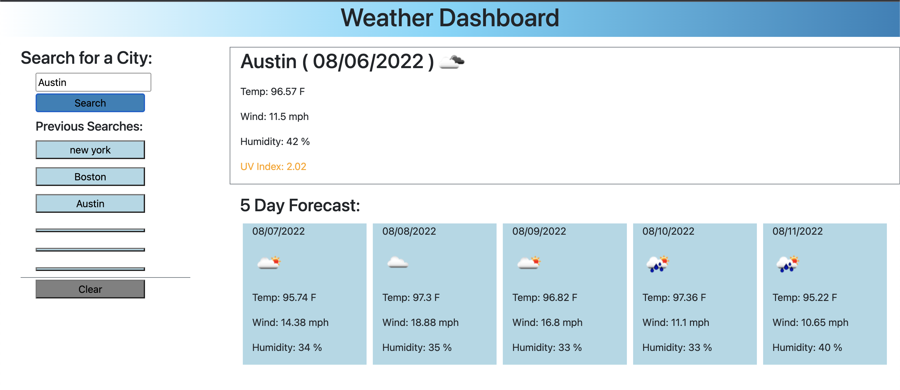 GitHub - bgrinthal/Weather-Tracker: Browser run weather application ...