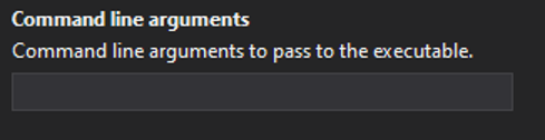 "Command line arguments" should be a multi-line text box · Issue #7332 ...
