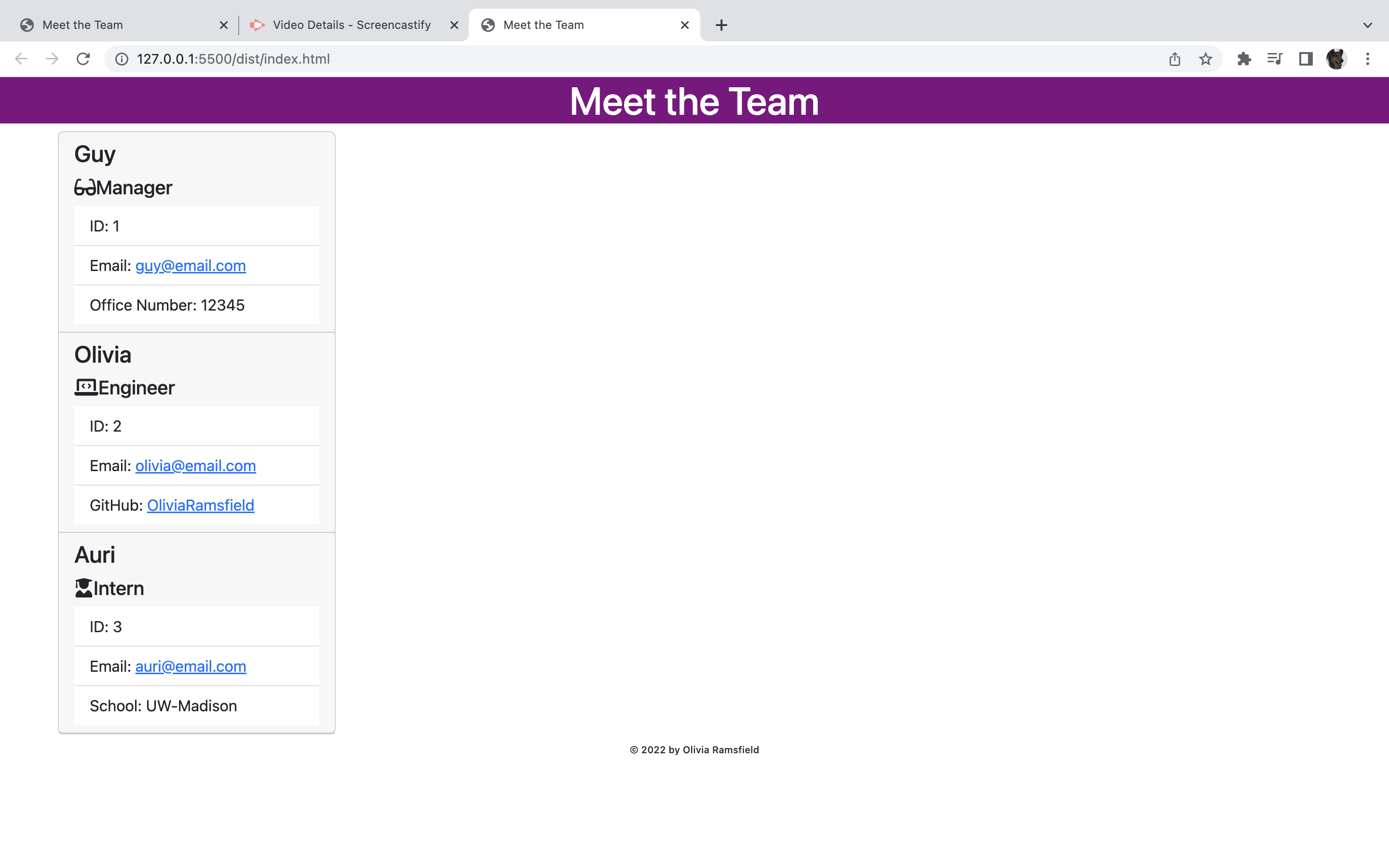 GitHub - OliviaRamsfield/team-profile-node-inquirer-jest