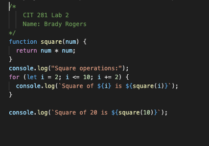 GitHub - UO-CIT-bradyr57/cit281-lab2: CIT 281 Lab 2 - Repo