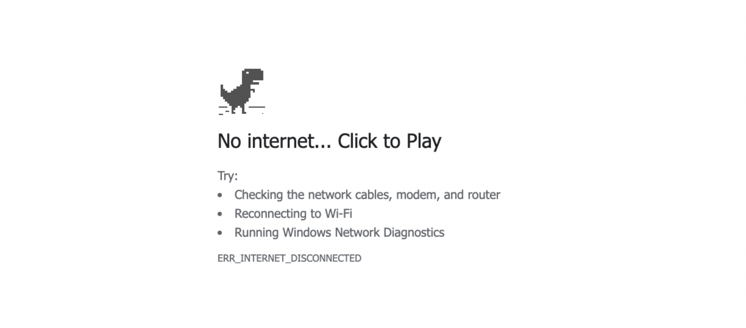 GitHub - jjessieshang/3D_dinosaur_game: No internet, no worries!