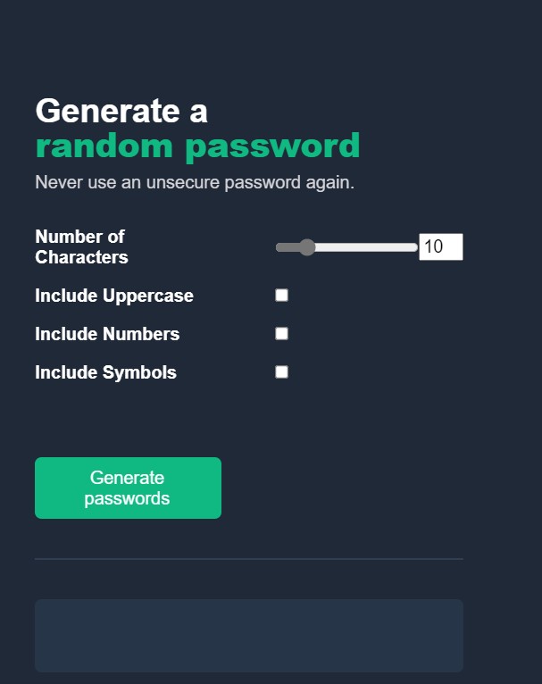 GitHub - tayliewhitworth/passwordgenerator: This is a password ...