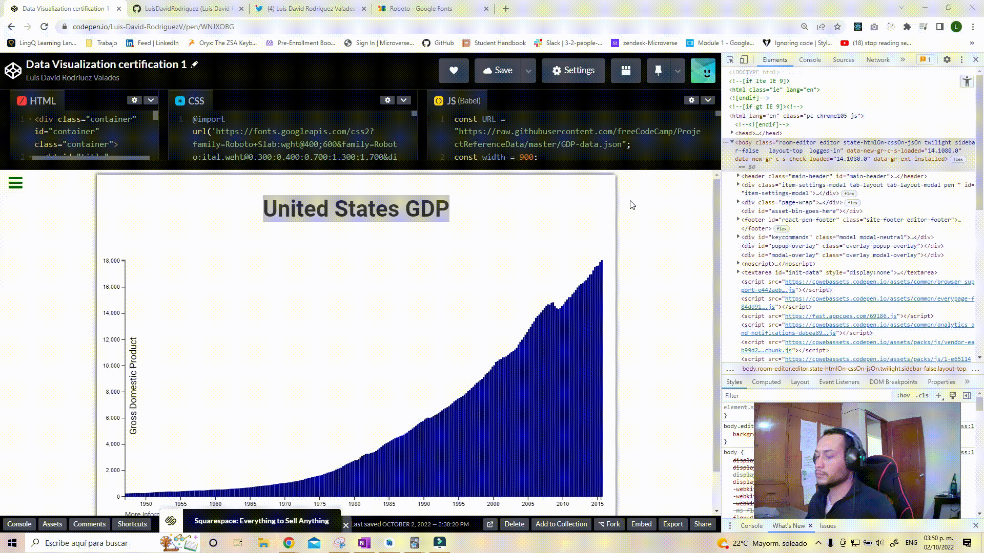 GitHub - LuisDavidRodriguez/data-visualization-project1: This project, fetch data from an API ...
