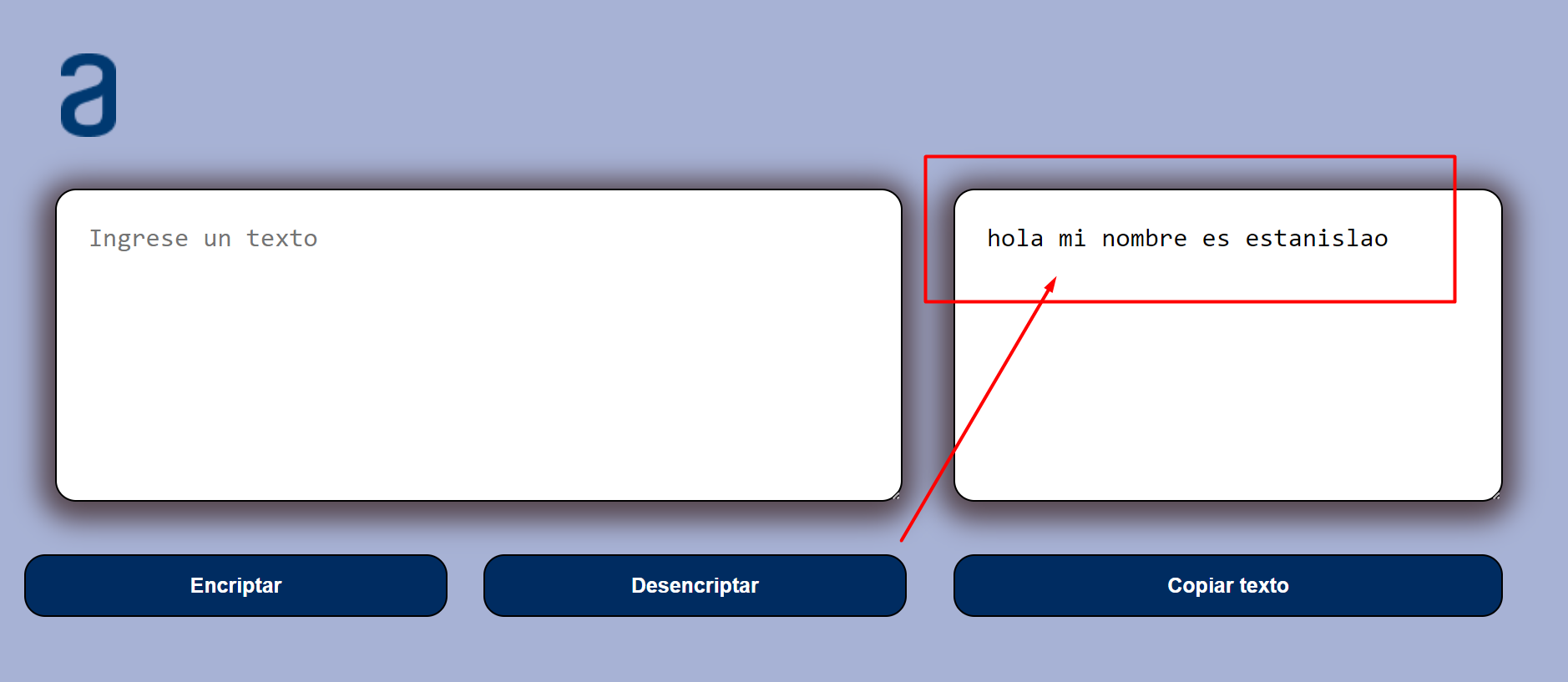 GitHub - LaiChiaraluce/Encriptador-challenge: Encriptador y desencriptador de texto
