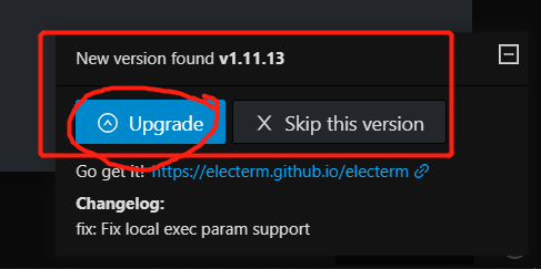 每次升级时都好麻烦，必须要打开GitHub然后找到这里下载 · Issue #2063 · electerm/electerm · GitHub