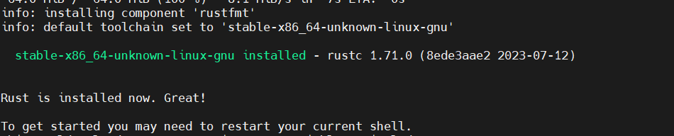 stable-x86_64-unknown-linux-gnu installed - rustc 1.71.0 not compatible · Issue #10 · SigmaGmbH ...