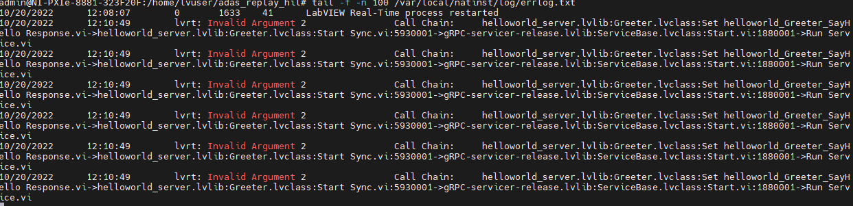 Invaild Argument 2 · Issue #173 · ni/grpc-labview · GitHub