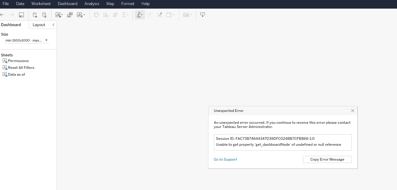 Tableau Desktop Crashed When When Using Extract All Tableau Extension To Extract Total Record