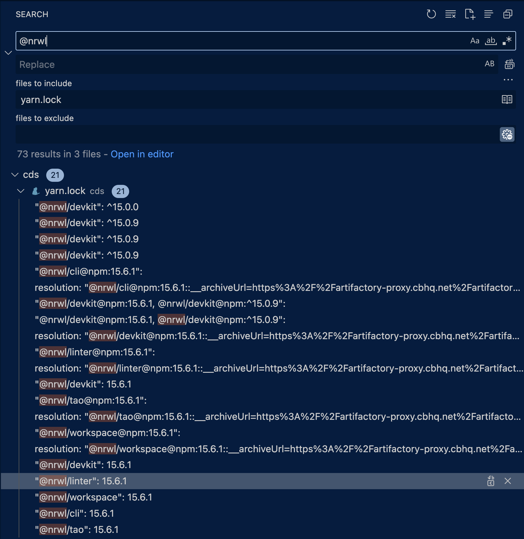 Nx Workspace Lint Broken On 15 · Issue 14591 · Nrwl Nx · Github
