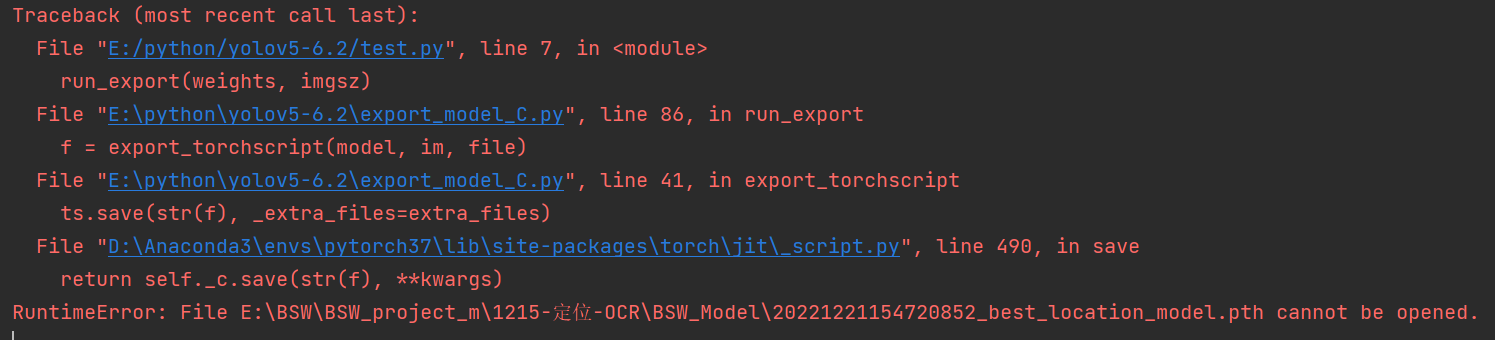 Pytorch Torch Jit Save 实现保存路径为中文出错 · Issue 10587 · Ultralytics Yolov5 · Github