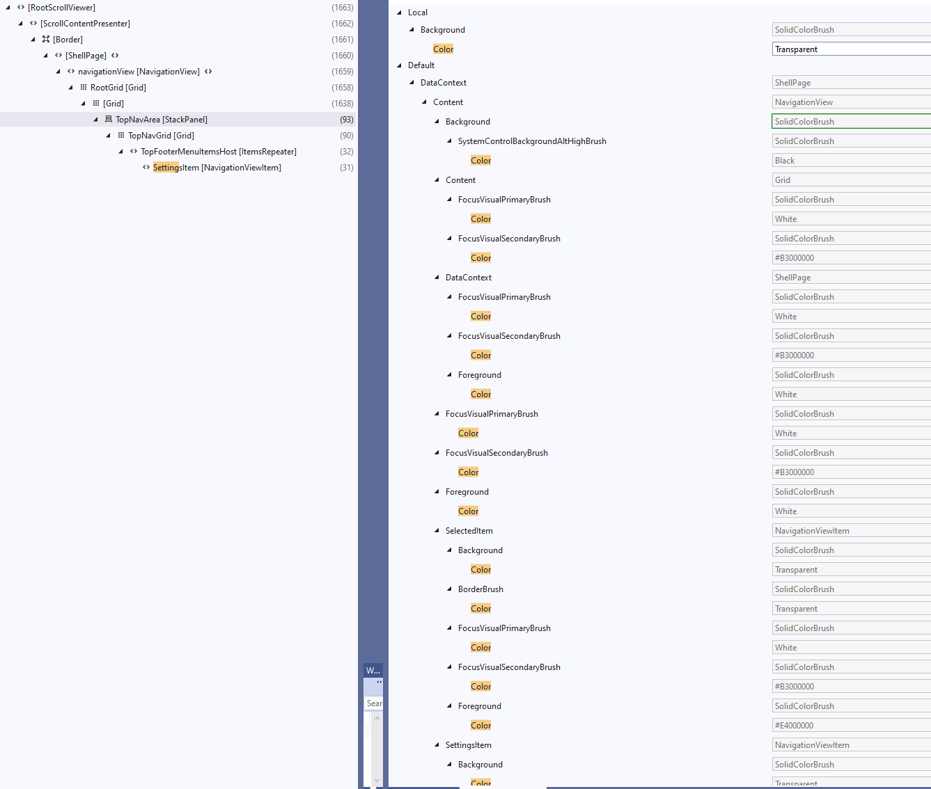 Navigation pane no longer updating foreground in dark mode theme · Issue #6219 · microsoft ...