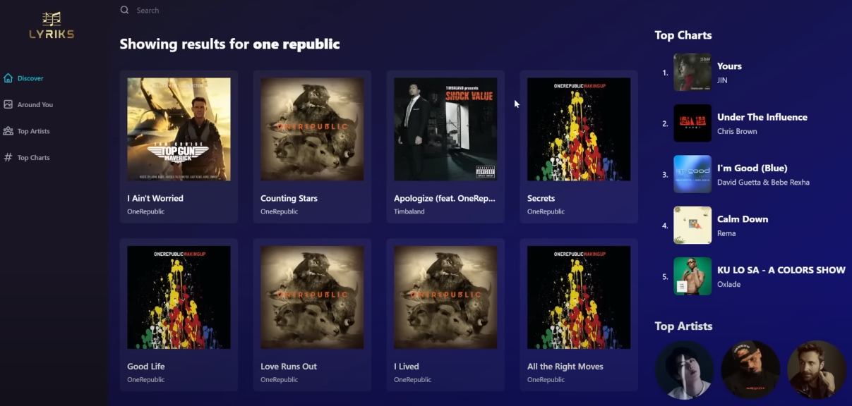 GitHub - DansBody/lyriks