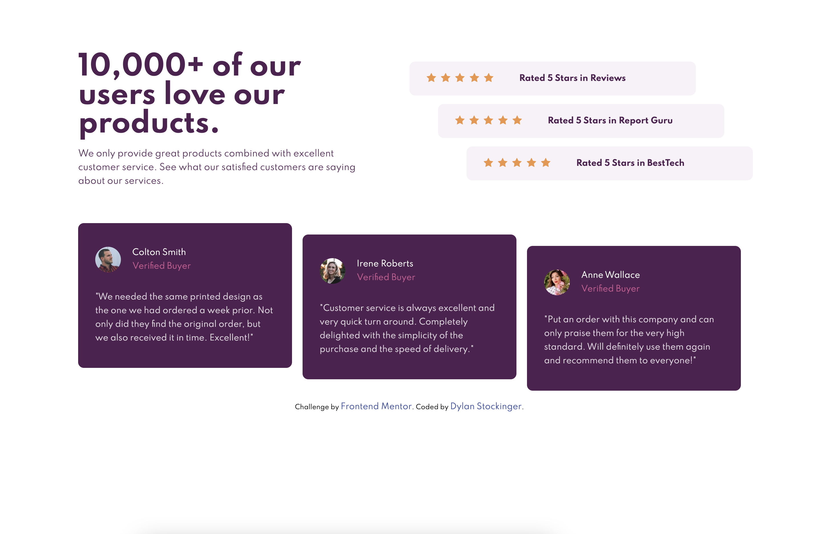 Github Ouestdylan Social Proof Section
