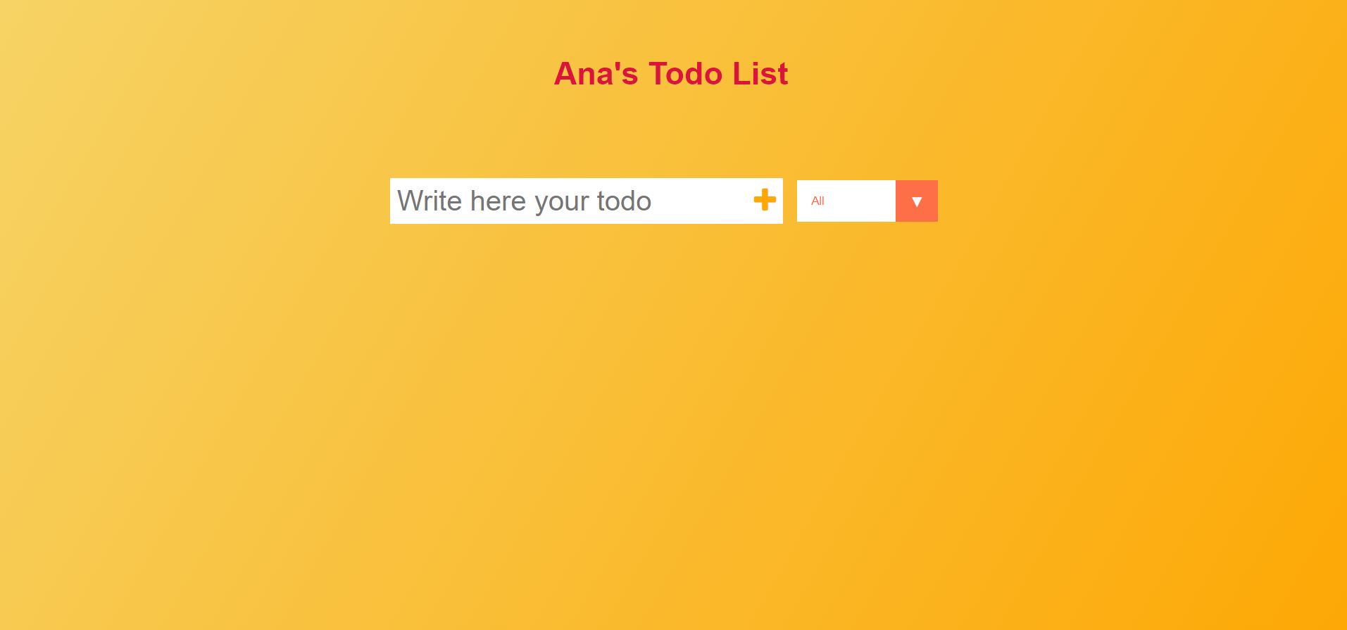 GitHub - AnaMariaGradinaru/todo-list: The application was created using ...
