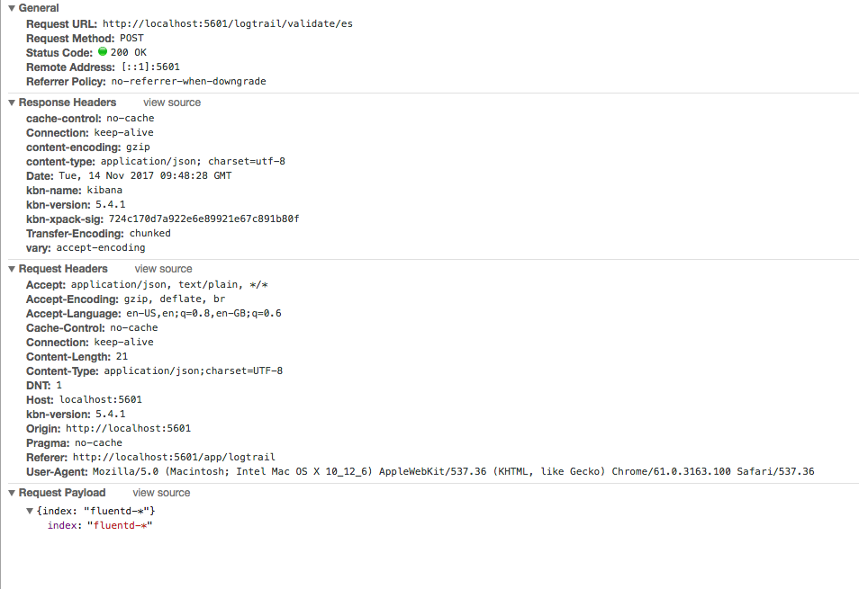 Validating elastic failing · Issue #201 · sivasamyk/logtrail · GitHub