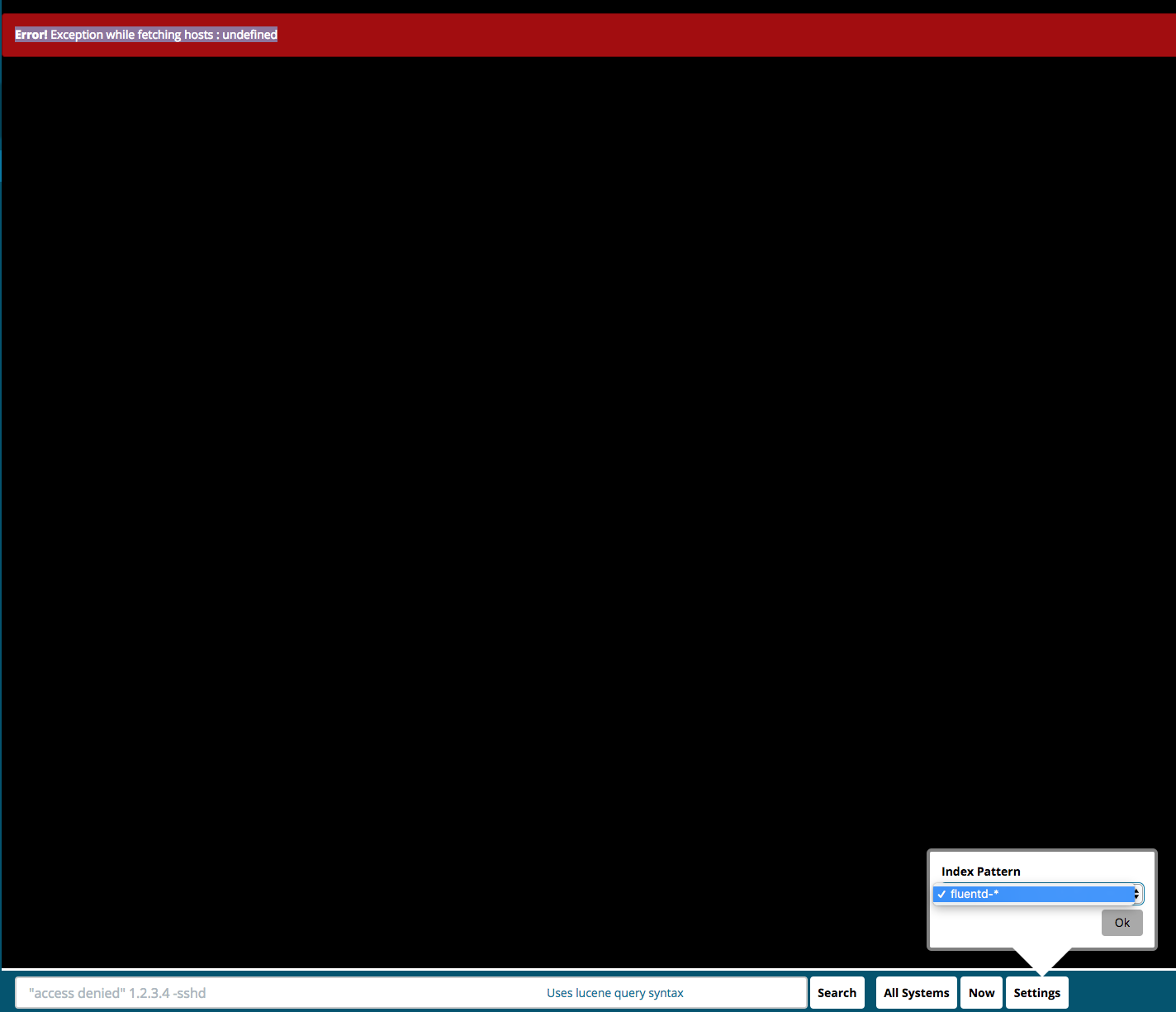 Error! Exception while fetching hosts : undefined · Issue #243 · sivasamyk/logtrail · GitHub