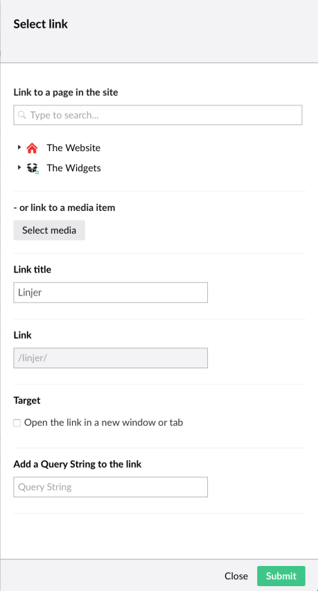 Toggle query string and other options · Issue #75 · rasmusjp/umbraco-multi-url-picker · GitHub