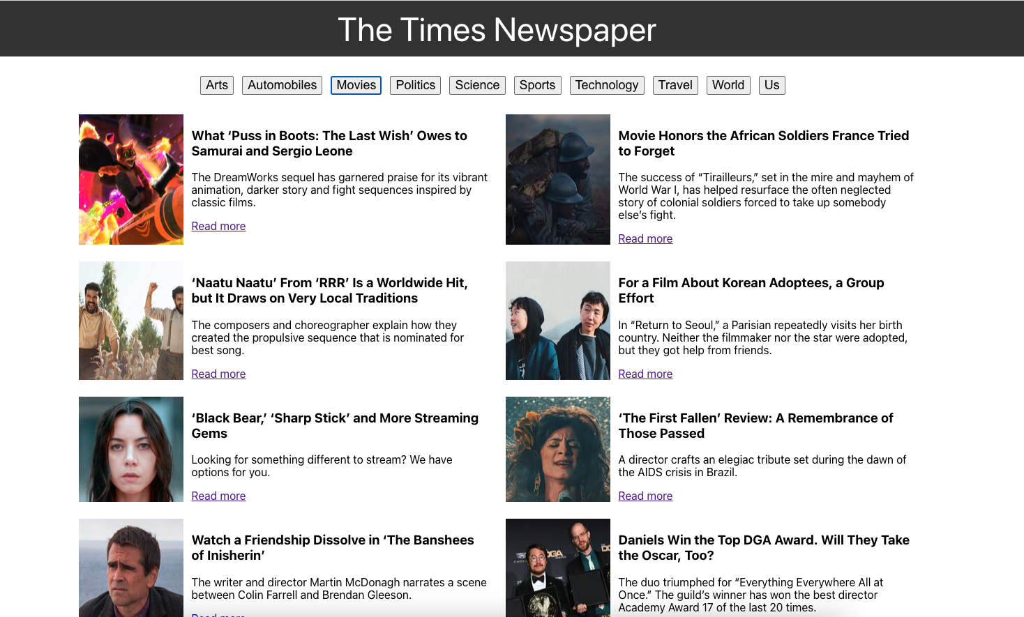 GitHub - dgubko/the_times: The Times Newspaper is an App that allows user to pre-view articles ...