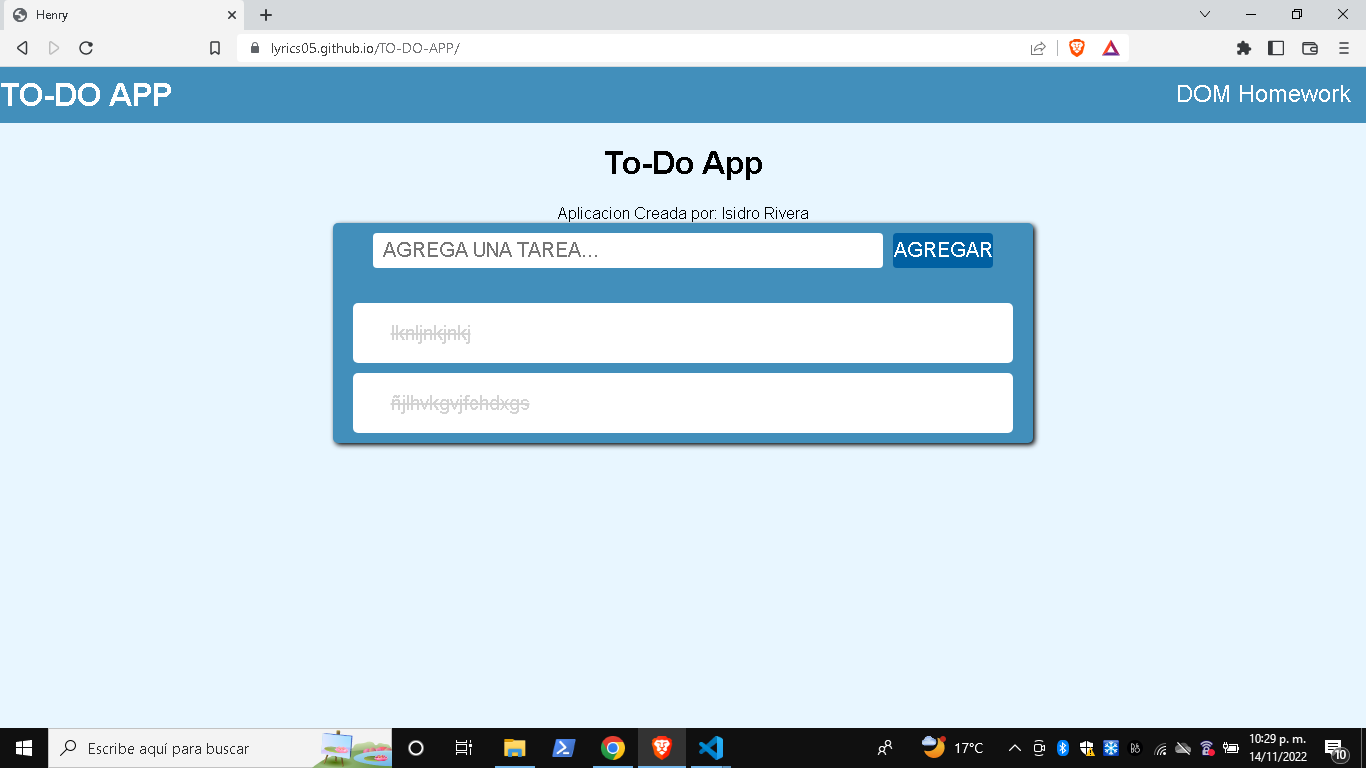 GitHub - lyrics05/TO-DO-APP: APLICACION DE TAREAS HECHA CASI AL 100% CON JAVASCRIPT !INGRESA TUS ...