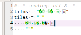 UTF-8 character display corruption in editing window and iPython console window · Issue #6798 ...
