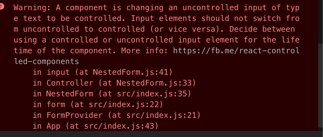 Nested Form Is Unresponsive When Using Usewatch In Production · Issue 3513 · React Hook Form 9288