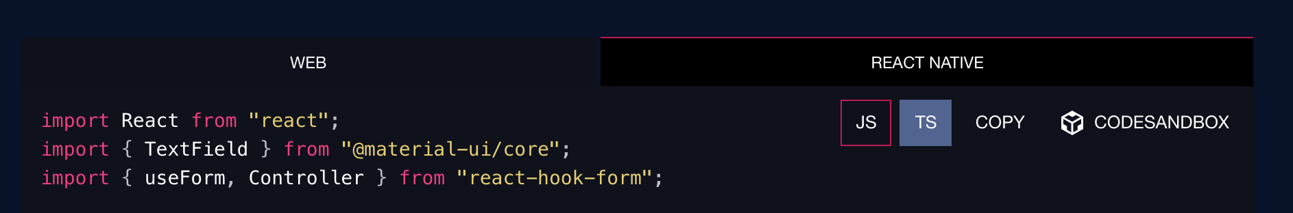 Controller Name Giving An Error · React Hook Form · Discussion 3632 · Github