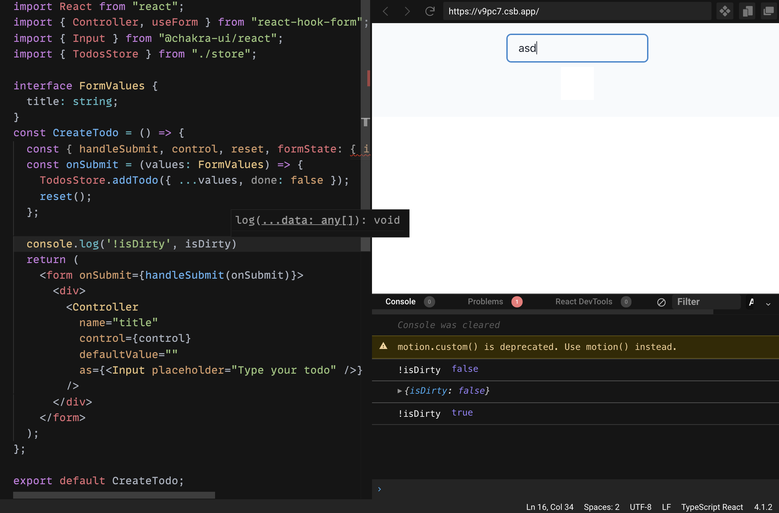 IsDirty Is Not Reset Discussion 4275 React hook form react hook IsDirty Is Not Reset Discussion 4275 React hook form react hook